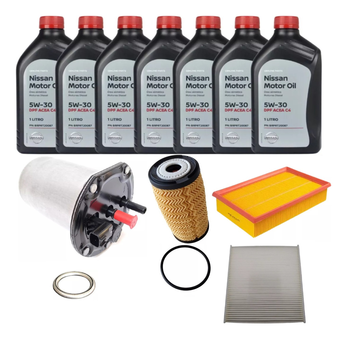 Óleo E Filtros Original Nissan Frontier 2.3 2016 A 2022 - AUTODIFA